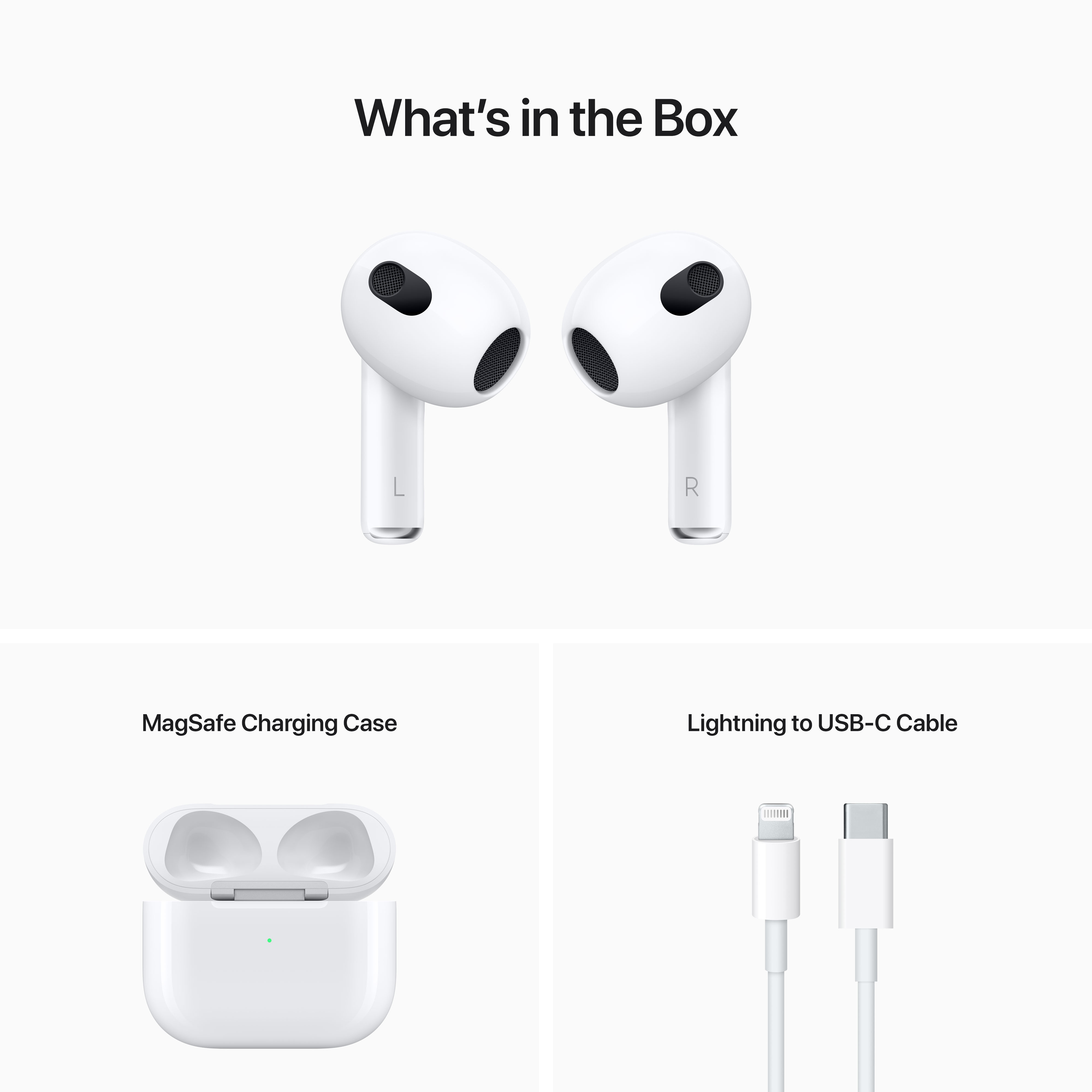Apple AirPods 3rd Gen med Lightning-laddningsetui - Kampanj!