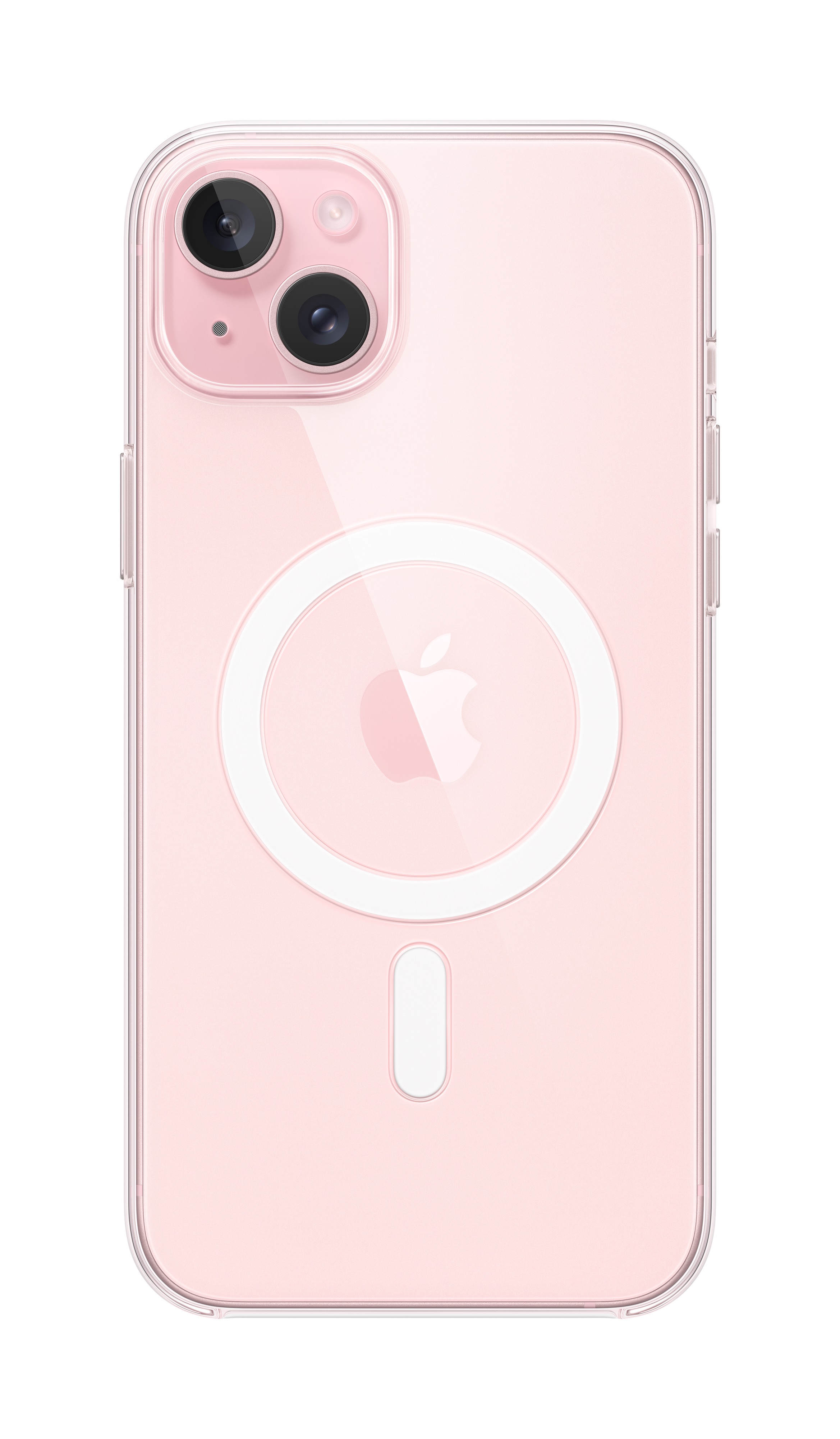 Apple iPhone 15 Plus Transparent skal med MagSafe