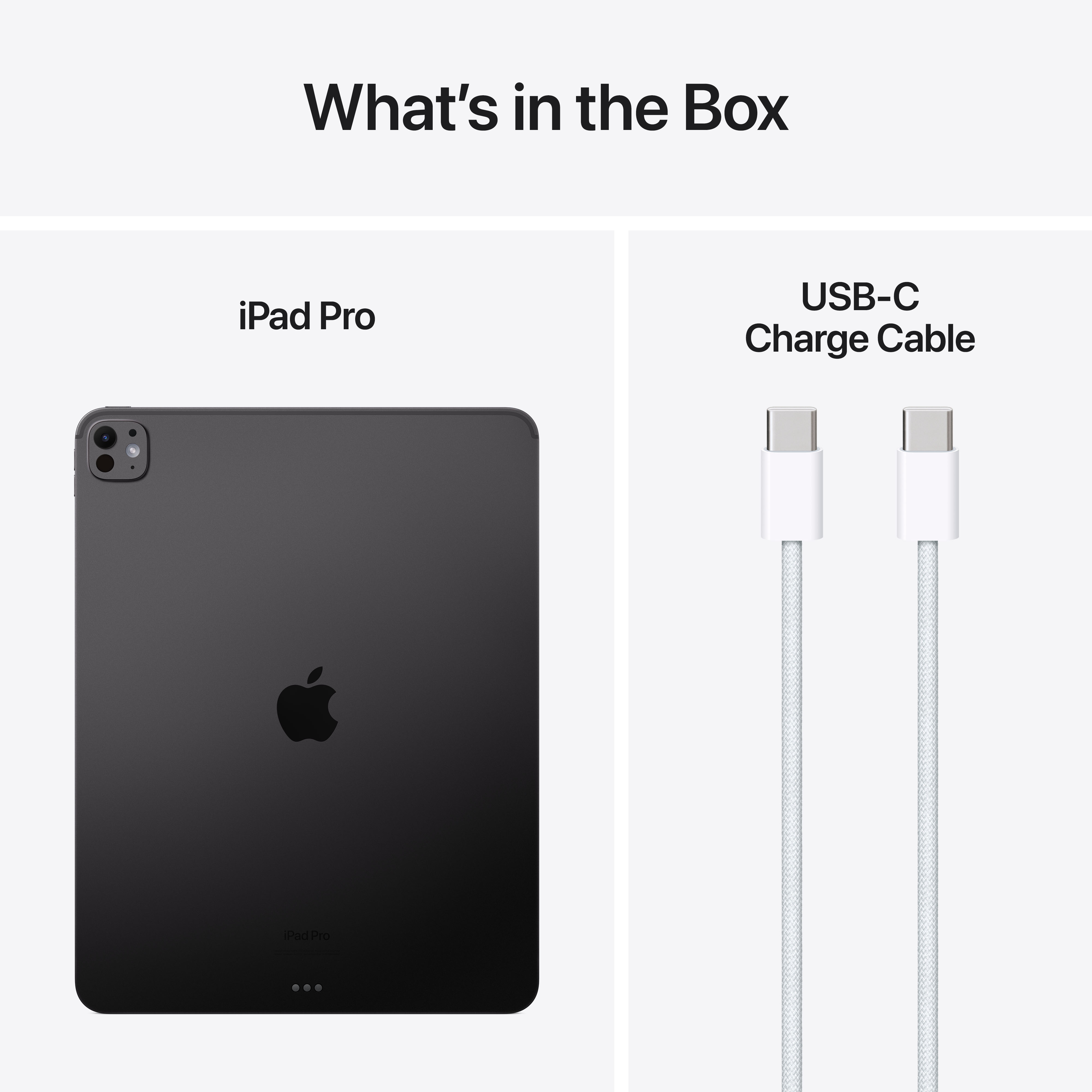 Apple iPad Pro 13 (2024) Wi-Fi 2TB med Nanotexturglas - Rymdsvart